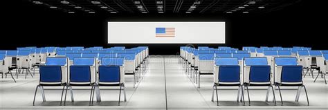 Auditorium American Flag Screen Stock Illustrations 2 Auditorium American Flag Screen Stock