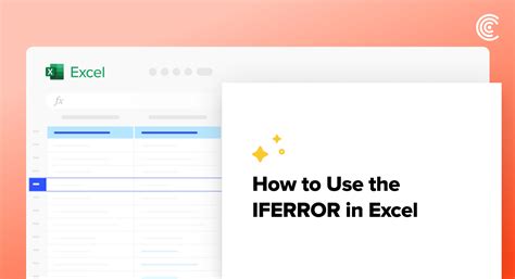Introduction To The Iferror Function In Excel Coefficient