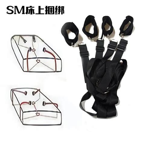 Sex Toys 11 Pcs Set Bondage Gear Fetish Bed For Sex Big Dildo Anal Plug