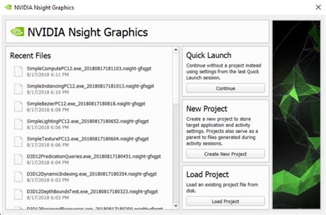 User Guide Nsight Graphics Documentation