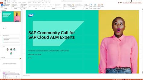 Sap Video Sap Community Call For Sap Cloud Alm Experts October 2024