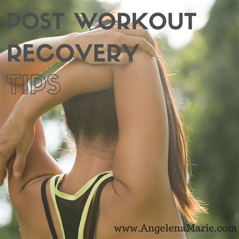 Coach Angelena Marie Tips For Post Workout Recovery Premier Protein
