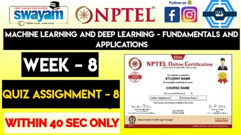 Machine Learning And Deep Learning Fundamentals And Applications Week