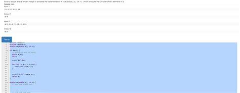 Solved Programming Language C The Code That Is There Chegg Com
