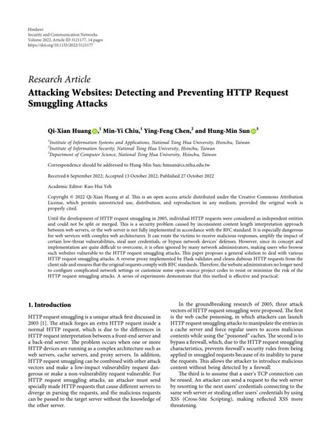 Pdf Attacking Websites Detecting And Preventing Request