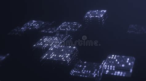 Big Binary Data Connection Concept Stock Illustration - Illustration of communication, cyber ...