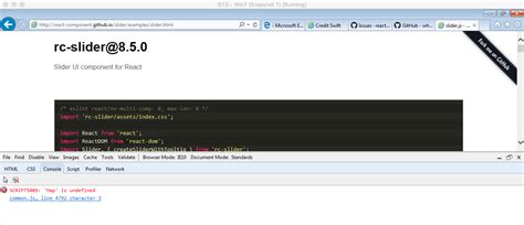Slider Does Not Show Up In Ie11 Object Doesnt Support Property Or