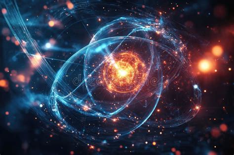 string theory depiction of quantum strings showcasing the subtle
