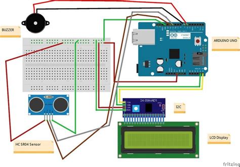 Arduino Distance Display And Alarm