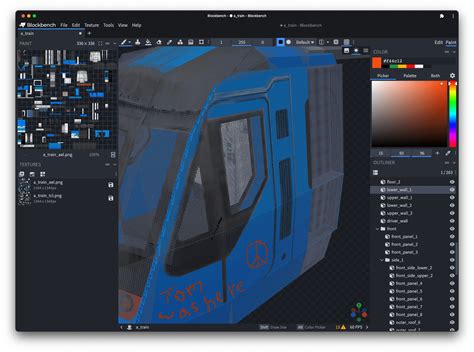 how the 3d model editor blockbench uses the eyedropper api to let users