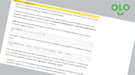statology on linkedin how to use the python statistics mode function