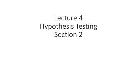 Lecture 4 Part 1