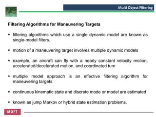 Multi Object Filtering Multi Target Tracking PDF Physics Science