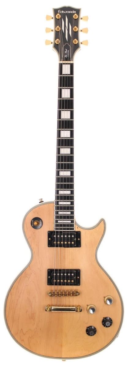 2016 Edwards Esp Les Paul Custom Type Type Electric Guitar