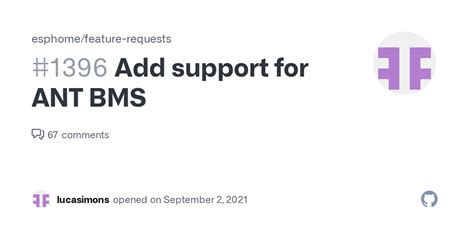 Add Support For Ant Bms · Issue 1396 · Esphomefeature Requests · Github