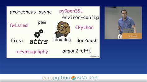 Europython 2019 Hynek Schlawack Maintaining A Python Project When