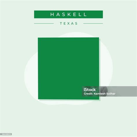 vector illustration vector of haskell map texas stock illustration