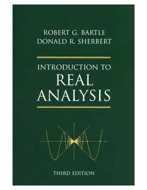 Introduction To Real Analysis Textbook