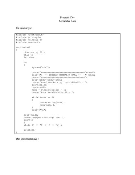 program membalik kata docx
