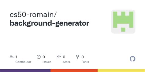 GitHub Cs Romain Background Generator