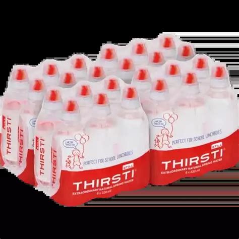 Checkers Sixty60 Thirsti Still Natural Spring Water 24 X 330ml