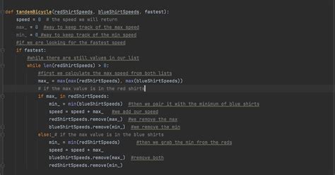 tandem bicycle coding problem