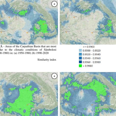 Areas Of The Carpathian Basin That Are Most Similar To The Climatic Download Scientific