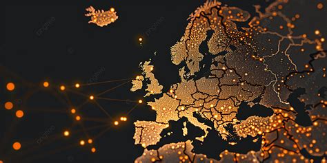 Abstract Background Of Global Digital Networking Showcasing Futuristic Earth With Cyber