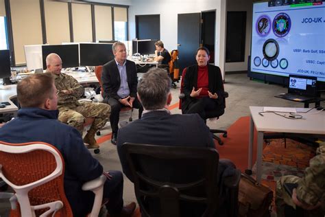 U K Space Command Delegation Visit Jco Space Operations Command Spoc Article Display