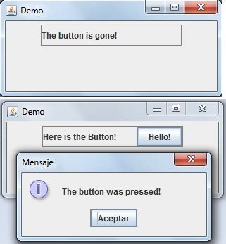 Java Show Button On JLabel In Swing Stack Overflow