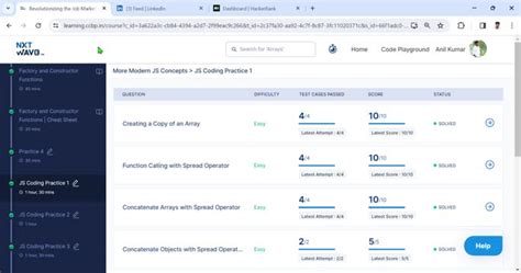 Completed Js Coding Practices 123 Anil Kumar Marapatla Posted On