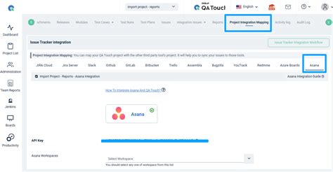 Asana Qa Touch Integration Step By Step Guide
