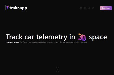 Track Car Telemetry In D Space Built Using Vue And Threejs