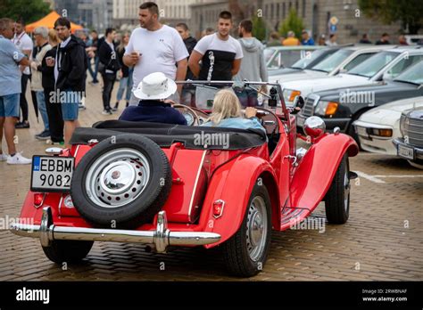 Sofia Bulgaria September 17 2023 Autumn Retro Parade Of Old Or