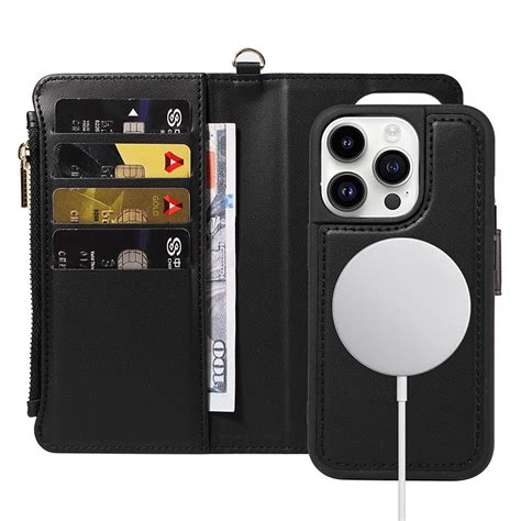 IPhone 16 Plus Case Wallet Folio Flip Detachable Phone Case Casebus Wallet Case Support