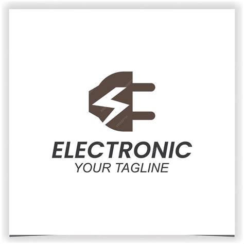Premium Vector Electronics Store Logo Design Template