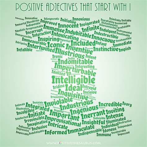 Positive Words That Start With I To Describe A Person