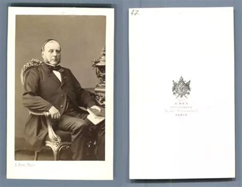 EDOUARD GOUPIL MAÎTRE des Requêtes CDV Vintage albumen Carte de Visite Ti EUR PicClick FR