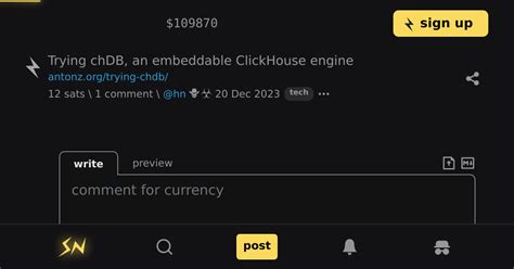 Trying Chdb An Embeddable Clickhouse Engine Stacker News ~tech