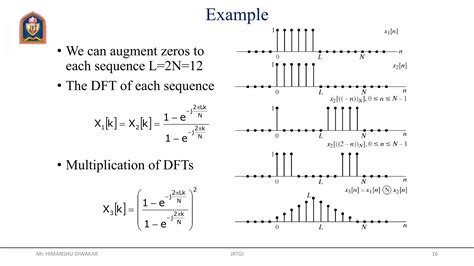 The Discrete Fourier Transform Dsp 4 Ppt