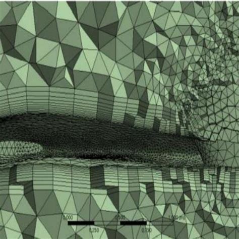 Mesh And The Growth Of Mesh Elements In The Wall Layer Download
