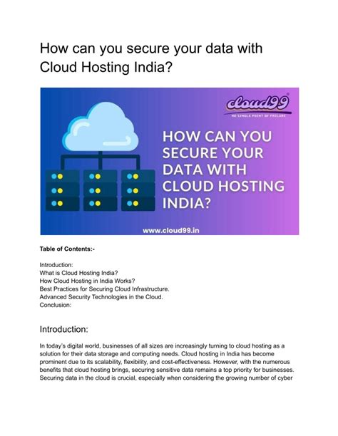 Ppt How Can You Secure Your Data With Cloud Hosting India Powerpoint Presentation Id 14005121