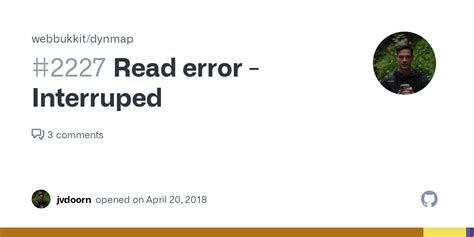 Read Error Interruped · Issue 2227 · Webbukkitdynmap · Github