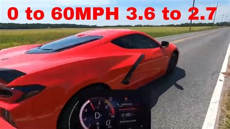 2020 Z51 C8 Corvette 0 to 60 acceleration, with without launch control - YouTube