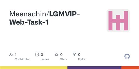Github Meenachinlgmvip Web Task 1