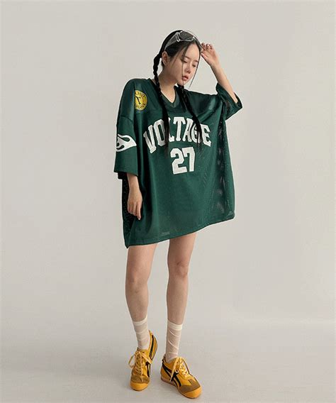 [unisex 3color] 파이어 메쉬 블록코어 반팔티셔츠 에이블리