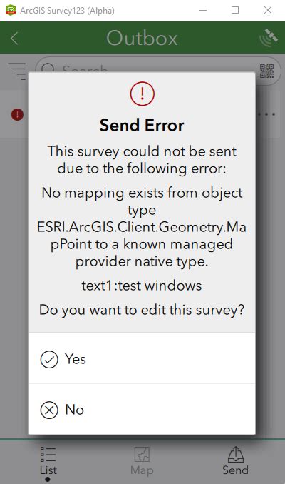 Solved Coordinates Saved From Null Geopoint Instead Of No Esri