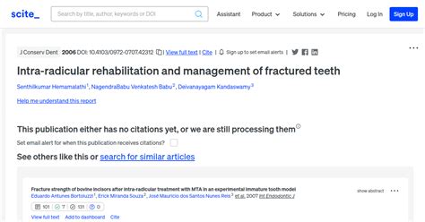 Intra Radicular Rehabilitation And Management Of Fractured Teeth