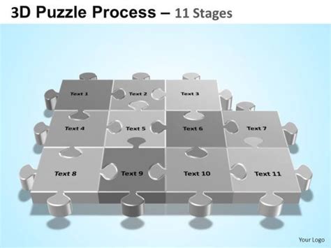 PowerPoint Layout Chart Puzzle Process Ppt Design