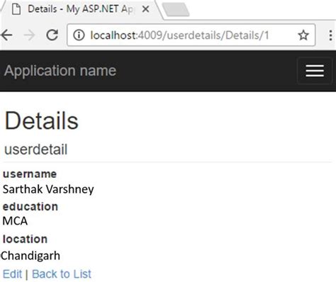 Aspnet Mvc Crud Operation Tutorials Link
